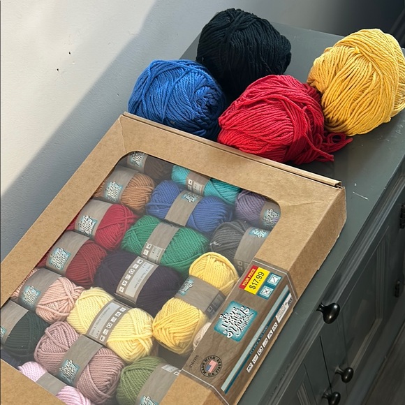 Other | Colorful Yarn Set With Multiple Shades | Poshmark